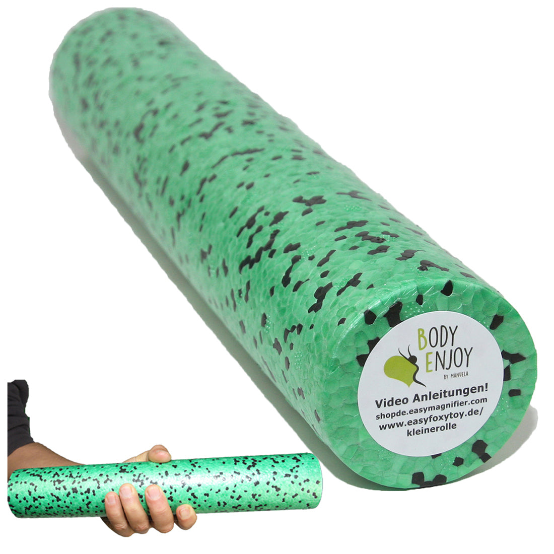 Kleine dünne Faszienrolle (grün)|🧘‍♀️Body Enjoy by Manuela